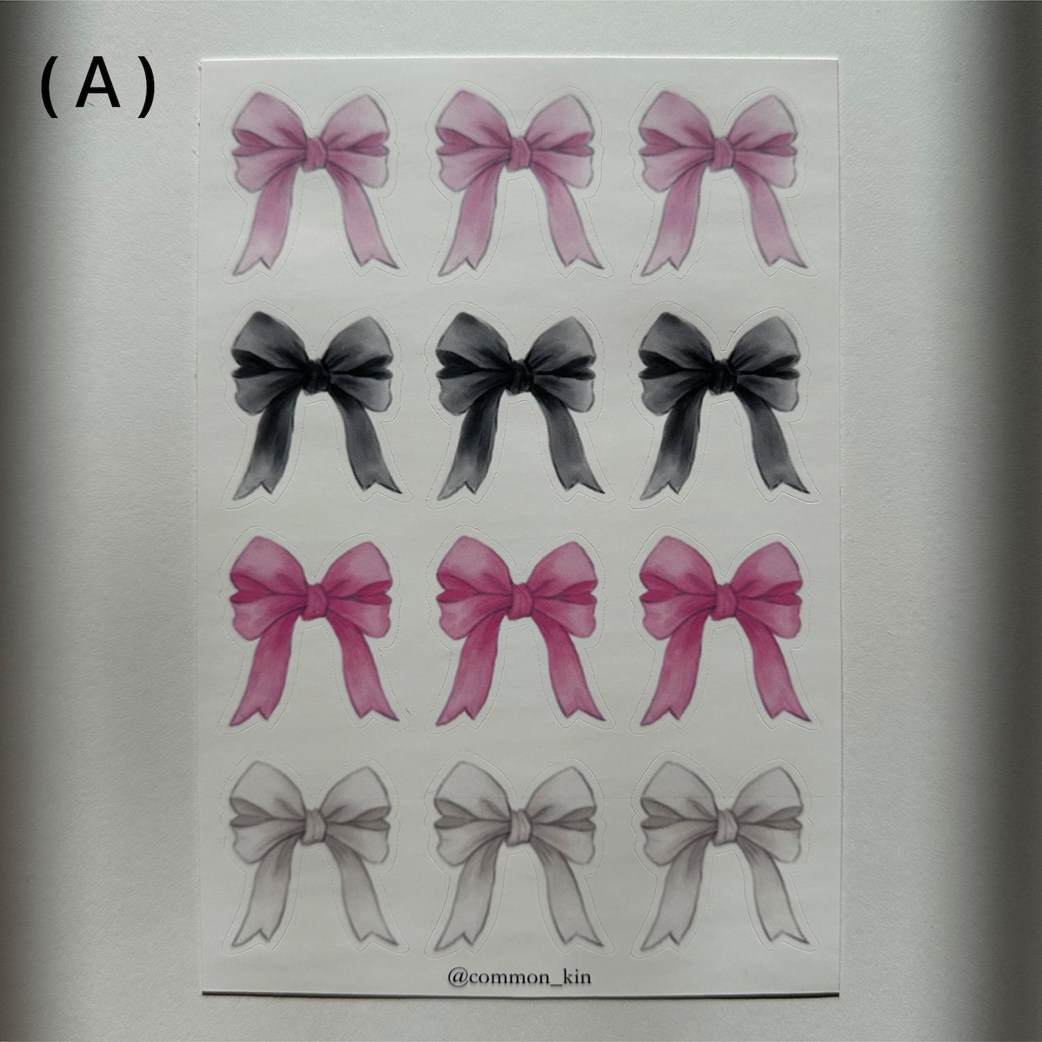 Bow Sticker Sheets Bullet Journal Bujo Stickers Ribbon Bow Coquette ...