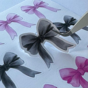 Bow Sticker Sheets - Etsy