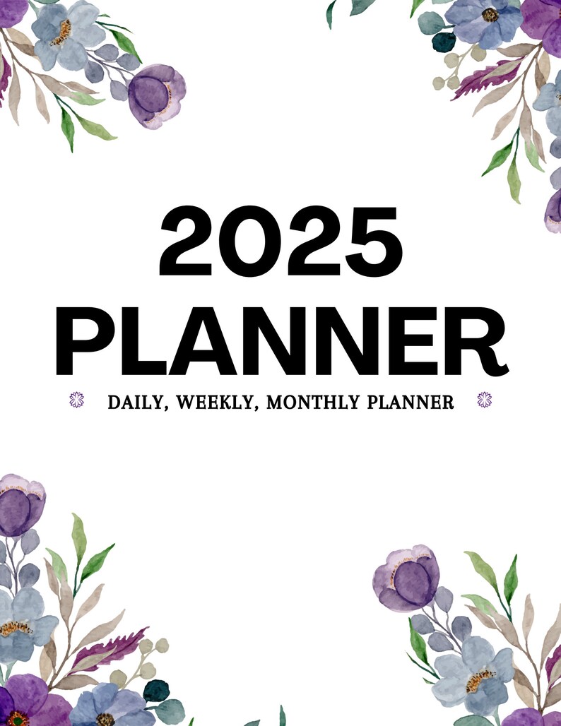 Editable 2025 Planner: the Perfect Tool to Achieve Your Goals and Stay ...