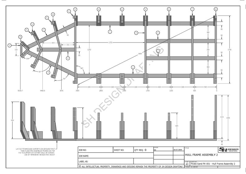 Marooned Pirate Boat With Sand Pit - PLAY HOUSE - Building Plans V1 ...