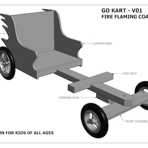 Billy Cart / Go Kart V01 - Build With Your Kids (metric Dimensions) - Etsy