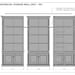 French Provincial Wall Storage Unit 3 Module - Make Your Own & SAVE ...