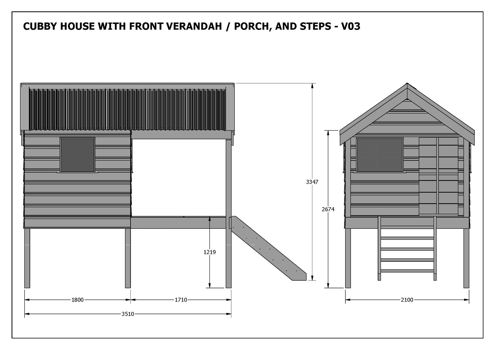 Cubby House - Playhouse - "build One With Your Children" - Building ...