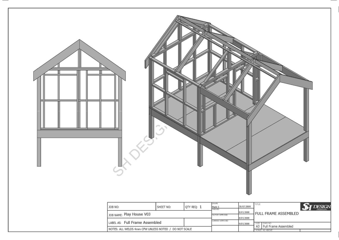 Cubby House - Playhouse - "build One With Your Children" - Building ...