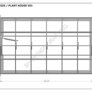 Greenhouse Garden House V01 - Grow Veggies and Plants - Building Plans ...