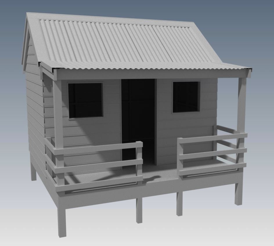 Cubby House - Playhouse - "great Aussie Outback Style" - Building Plans ...