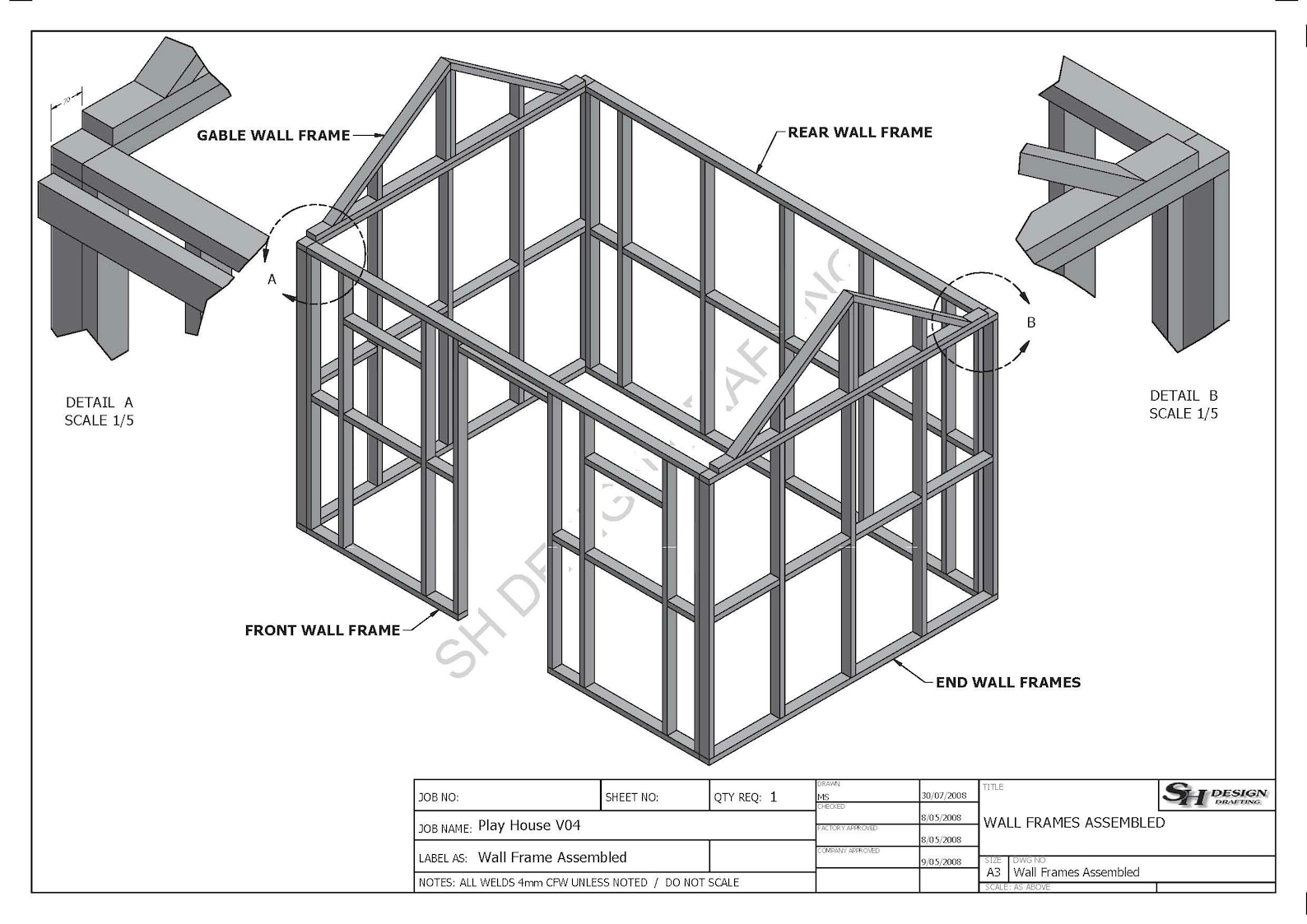Cubby House - Playhouse - "great Aussie Outback Style" - Building Plans ...