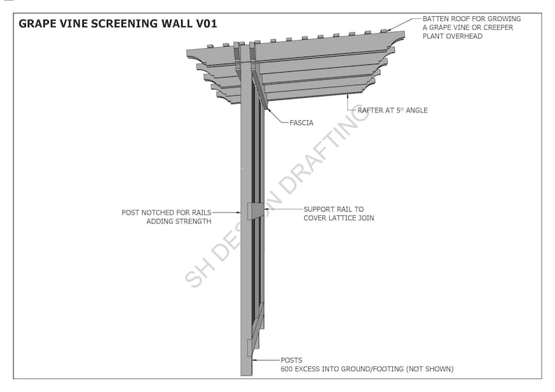 Grape Vine Lattice Wall or Outdoor Privacy Screening (metric Dimensions) - Etsy