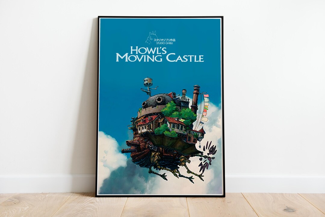 Howl's Moving Castle Poster, Wall Art Print, Home Decor,howls Moving ...