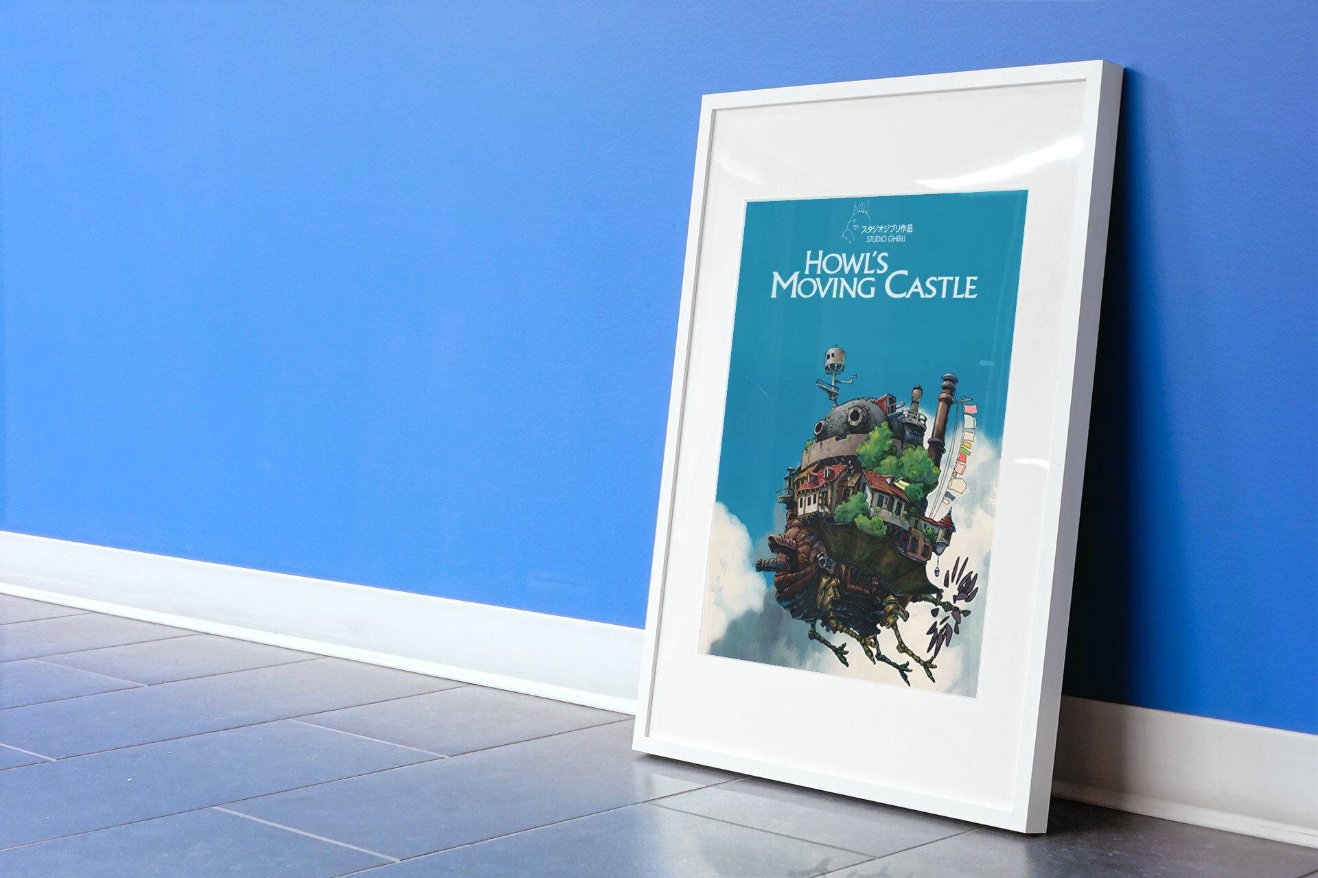 Howl's Moving Castle Poster, Wall Art Print, Home Decor,howls Moving ...