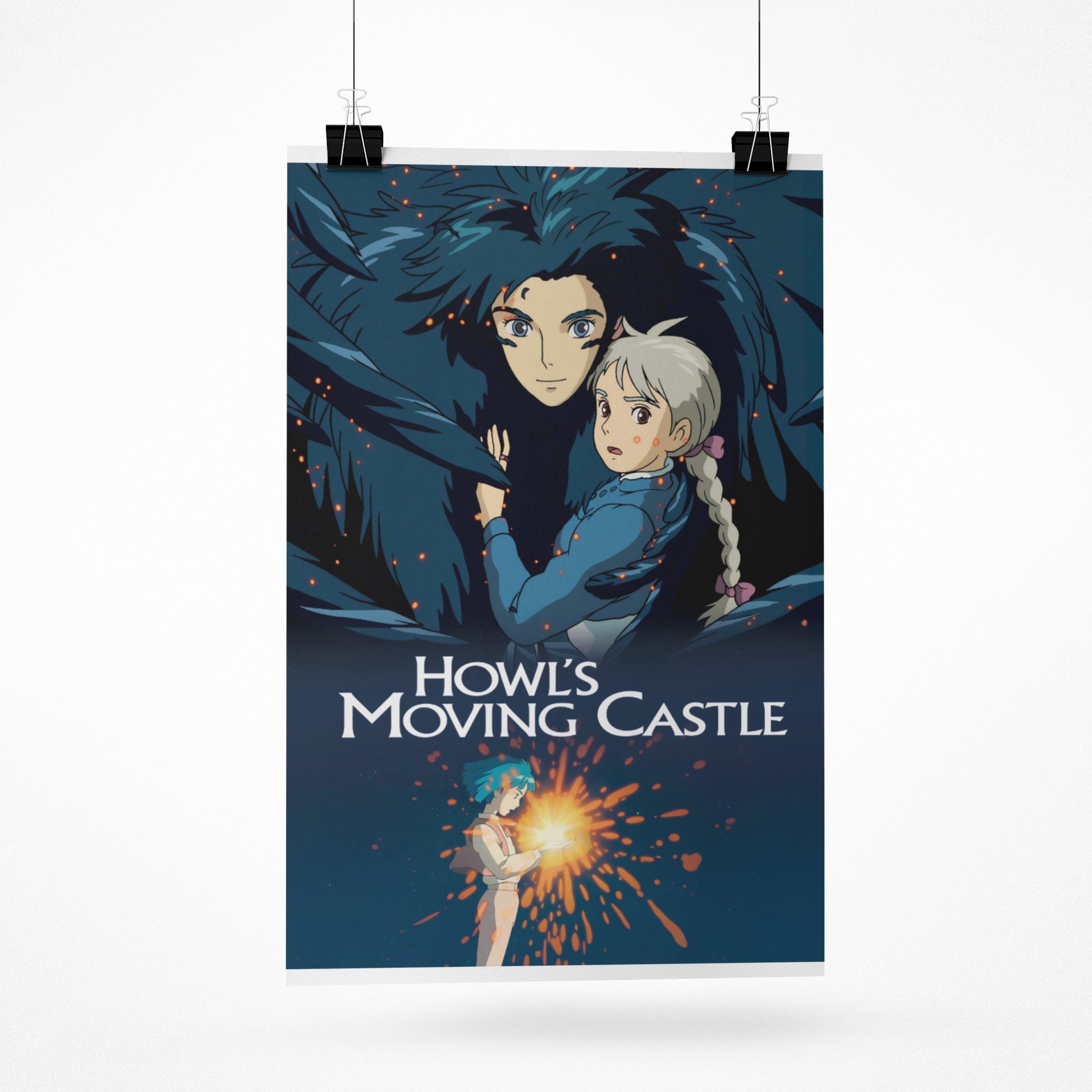 Howl's Moving Castle Poster,,howls Moving Castle,studio Ghibli,art,gift ...