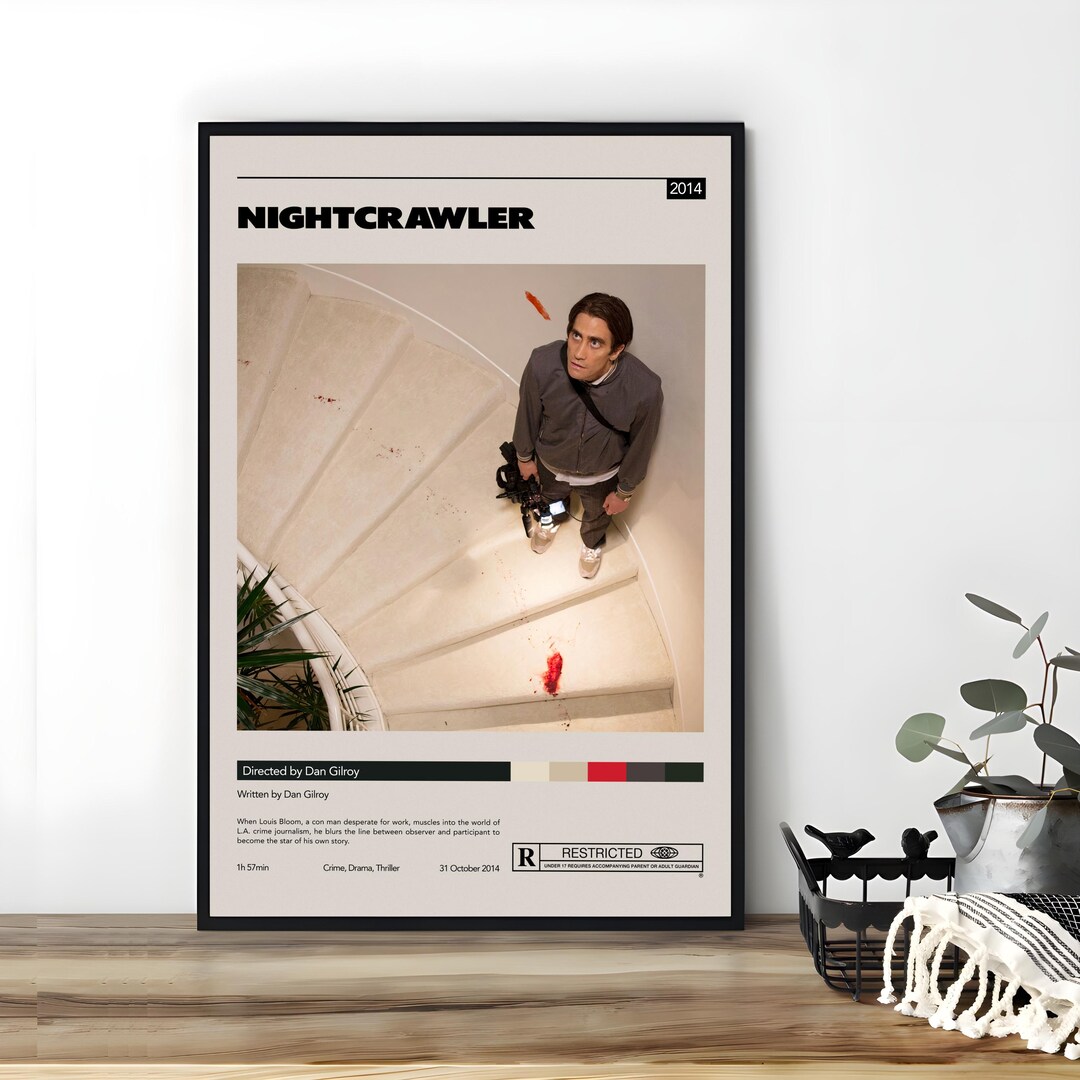 Night Crawler Poster ,2024 High Quality Canvas Wall Art, Room Decor ...