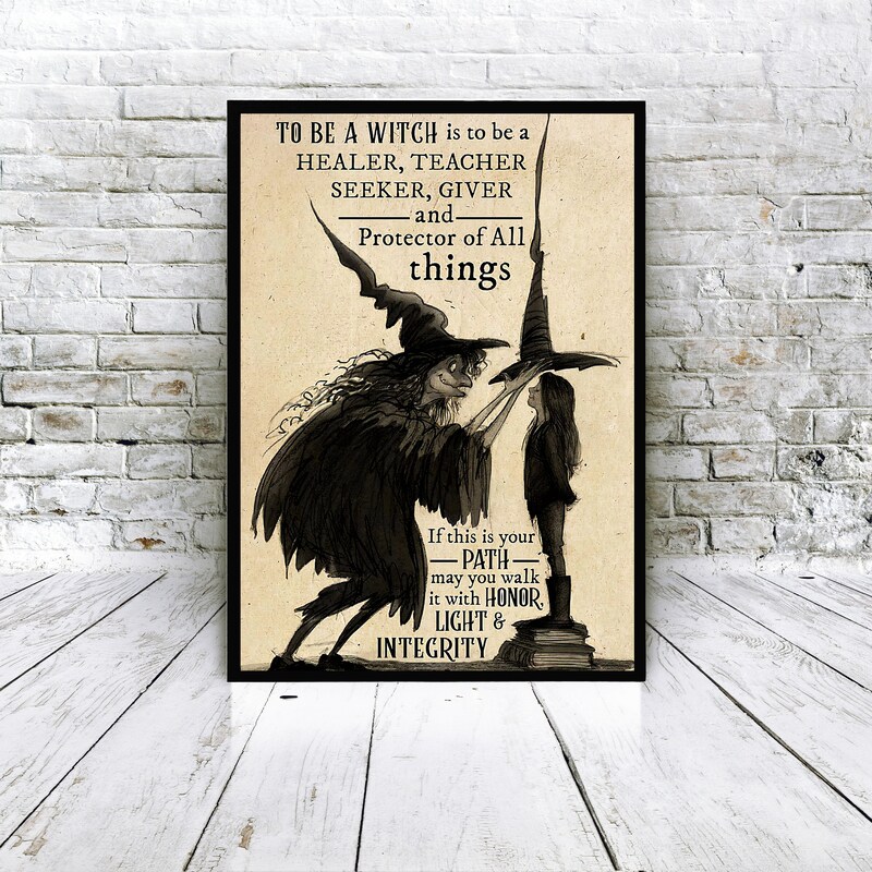 The Witch Poster - Etsy