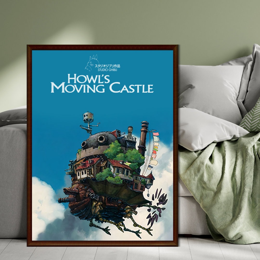 Howl's Moving Castle Poster, Wall Art Print, Home Decor,howls Moving ...