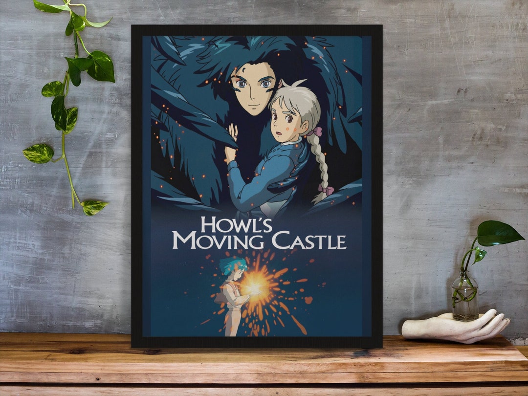 Howl's Moving Castle Poster,,howls Moving Castle,studio Ghibli,art,gift ...