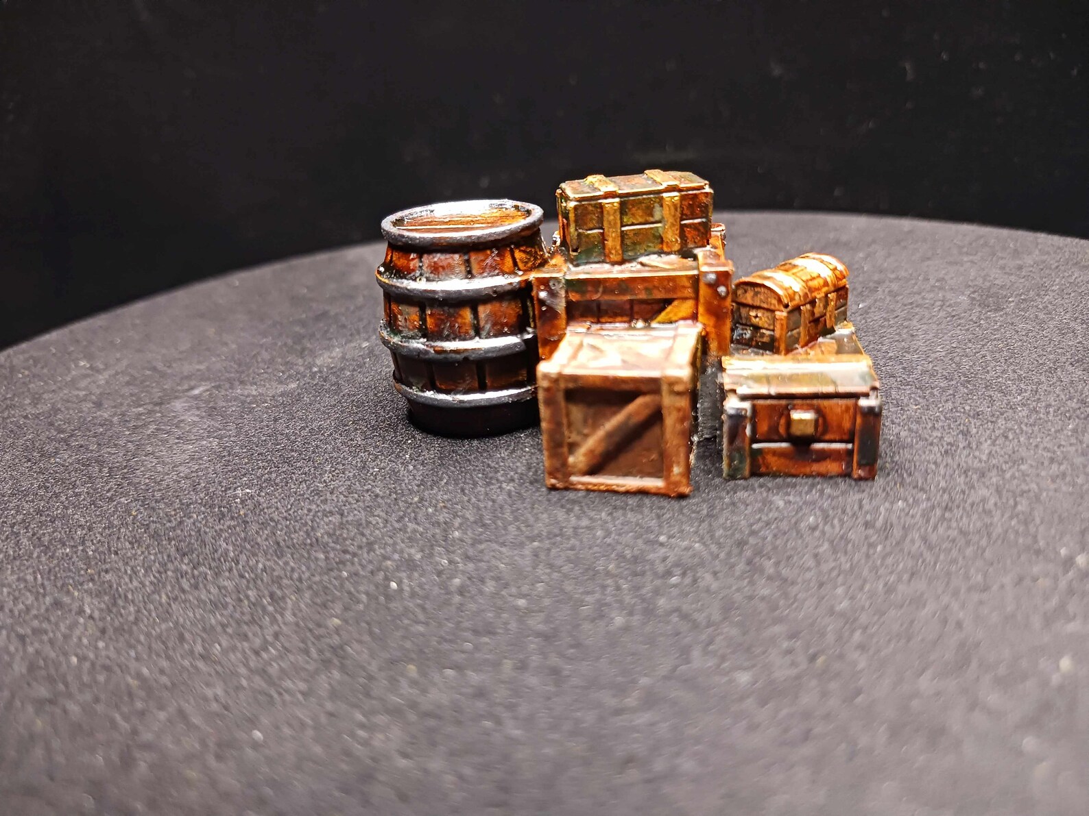 Dungeons and Dragons Painted Terrain Crates Boxes Barrel Dnd and ...