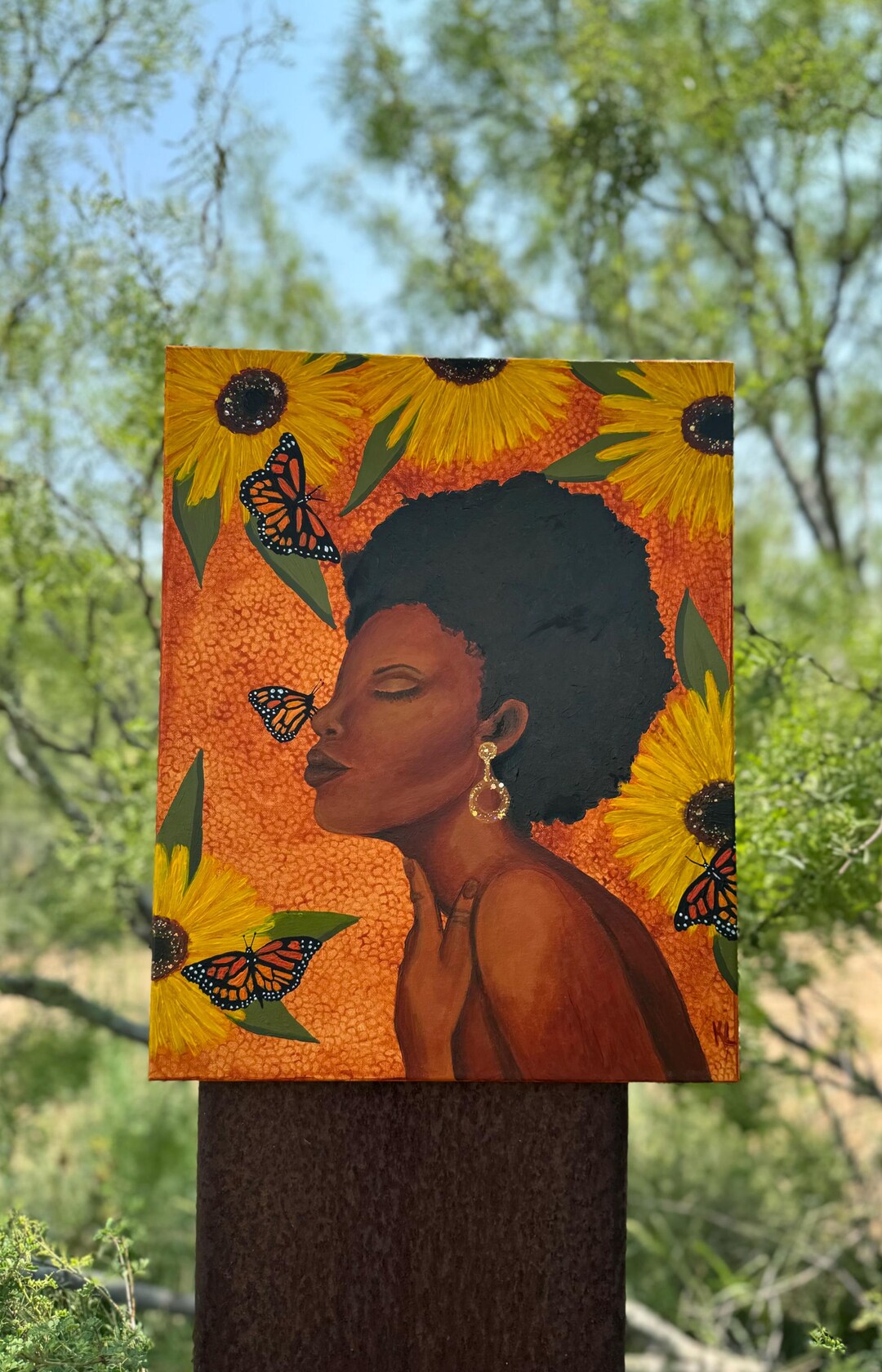 16x20 Golden Hour Acrylic Painting | Original Art | - Etsy