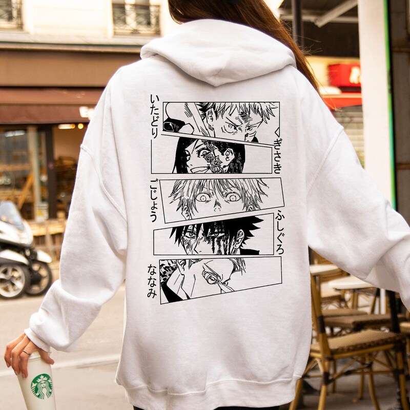 Anime Hoodie - Etsy