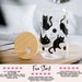 Cute Black Cat Glass Can, Black Cat Frosted Tumbler Gift for Cat Lovers ...