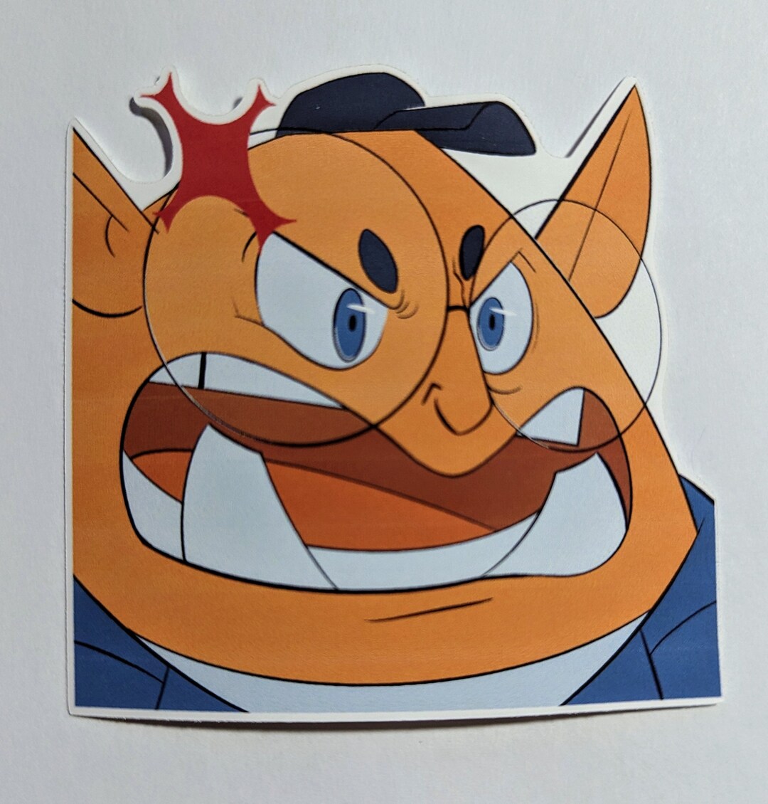 Skipper Rage Original Character Sticker - Etsy