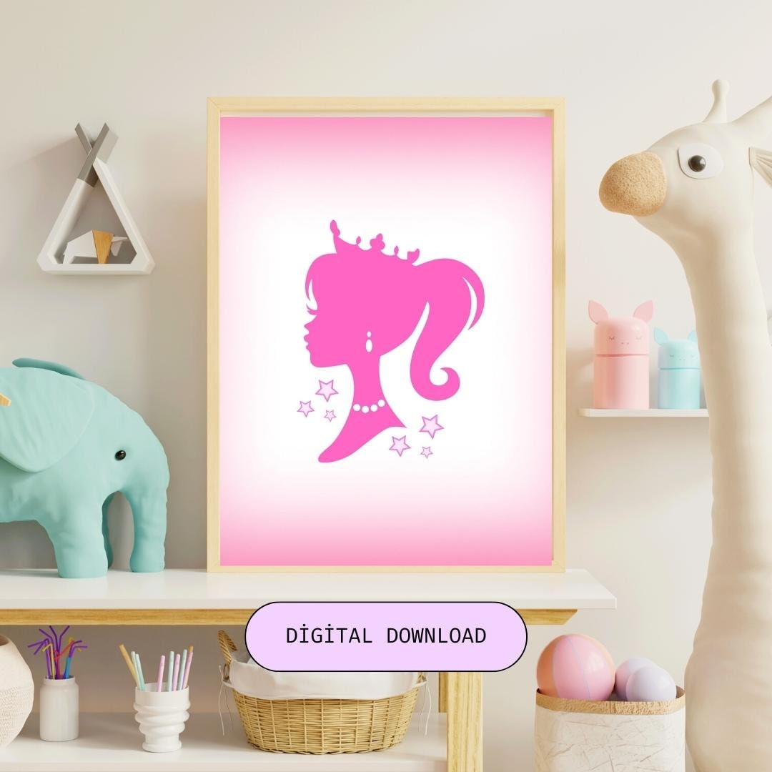 Barbie Set of 3 Wall Prints / Barbie Girls Bedroom Decor / Girls ...