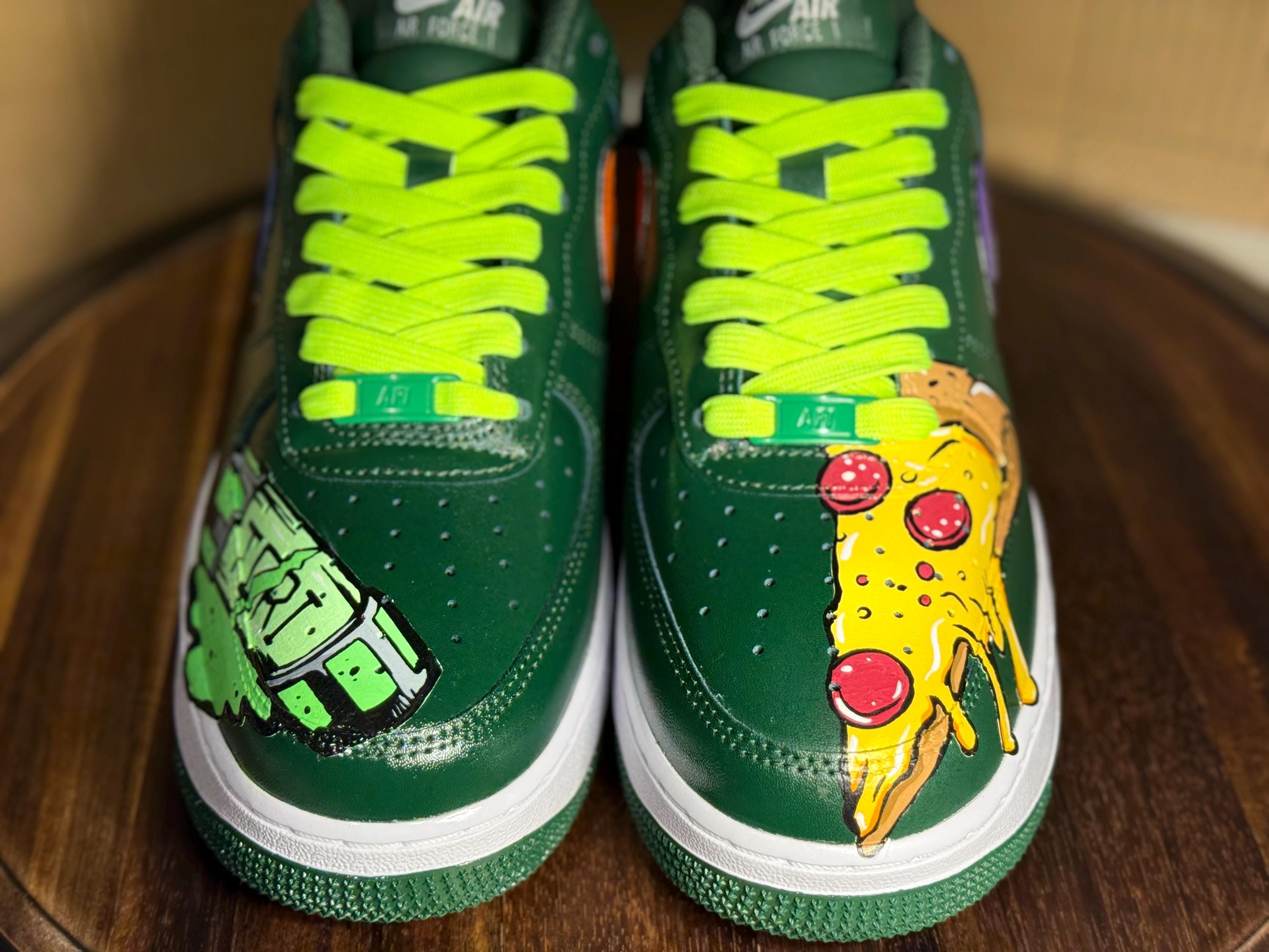 Teenage Mutant Ninja Turtle Nike Air Force 1s - Etsy
