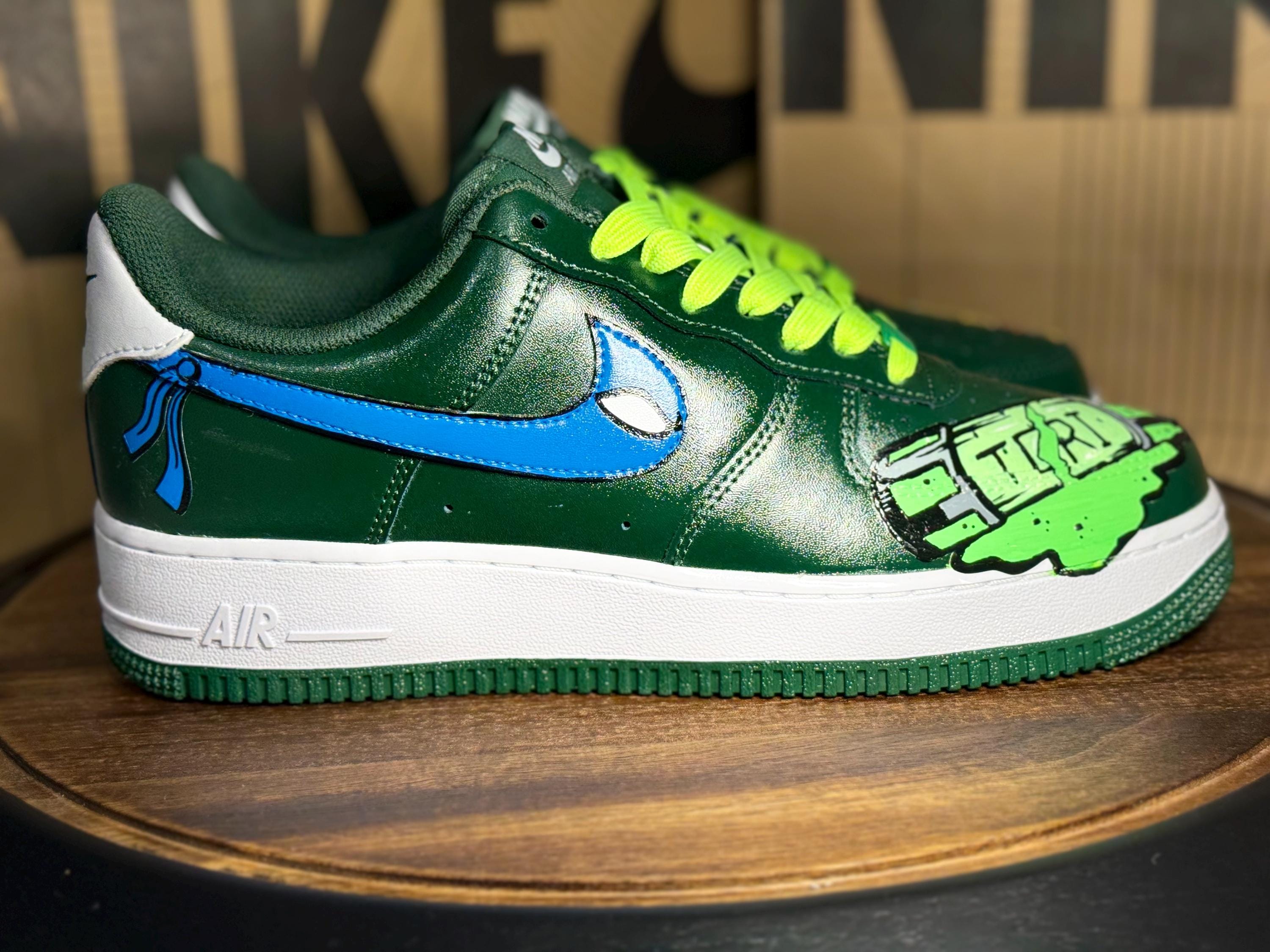 Teenage Mutant Ninja Turtle Nike Air Force 1s - Etsy