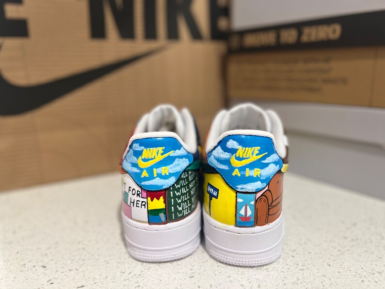 The Simpsons Custom Air Force Nike Shoes - Etsy