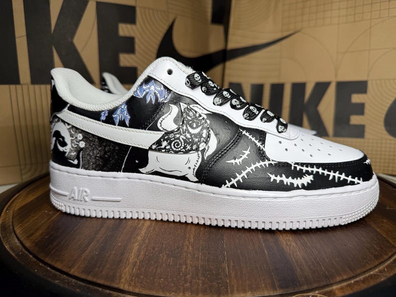 Custom Nightmare Before Christmas Nike Air Force 1s - Etsy