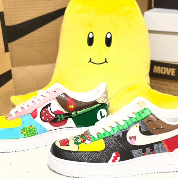 Mario Nike Shoes - Etsy