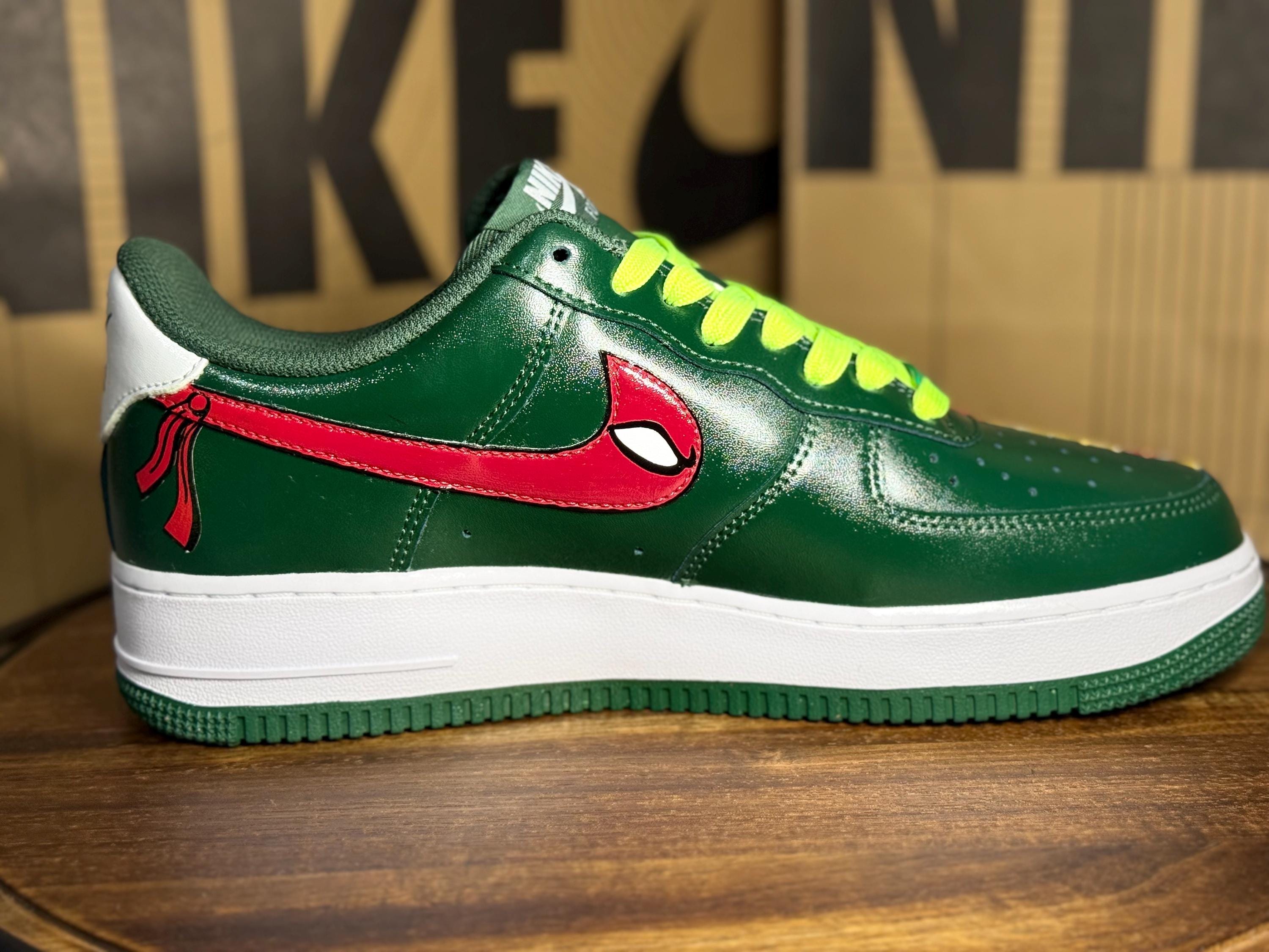 Teenage Mutant Ninja Turtle Nike Air Force 1s - Etsy
