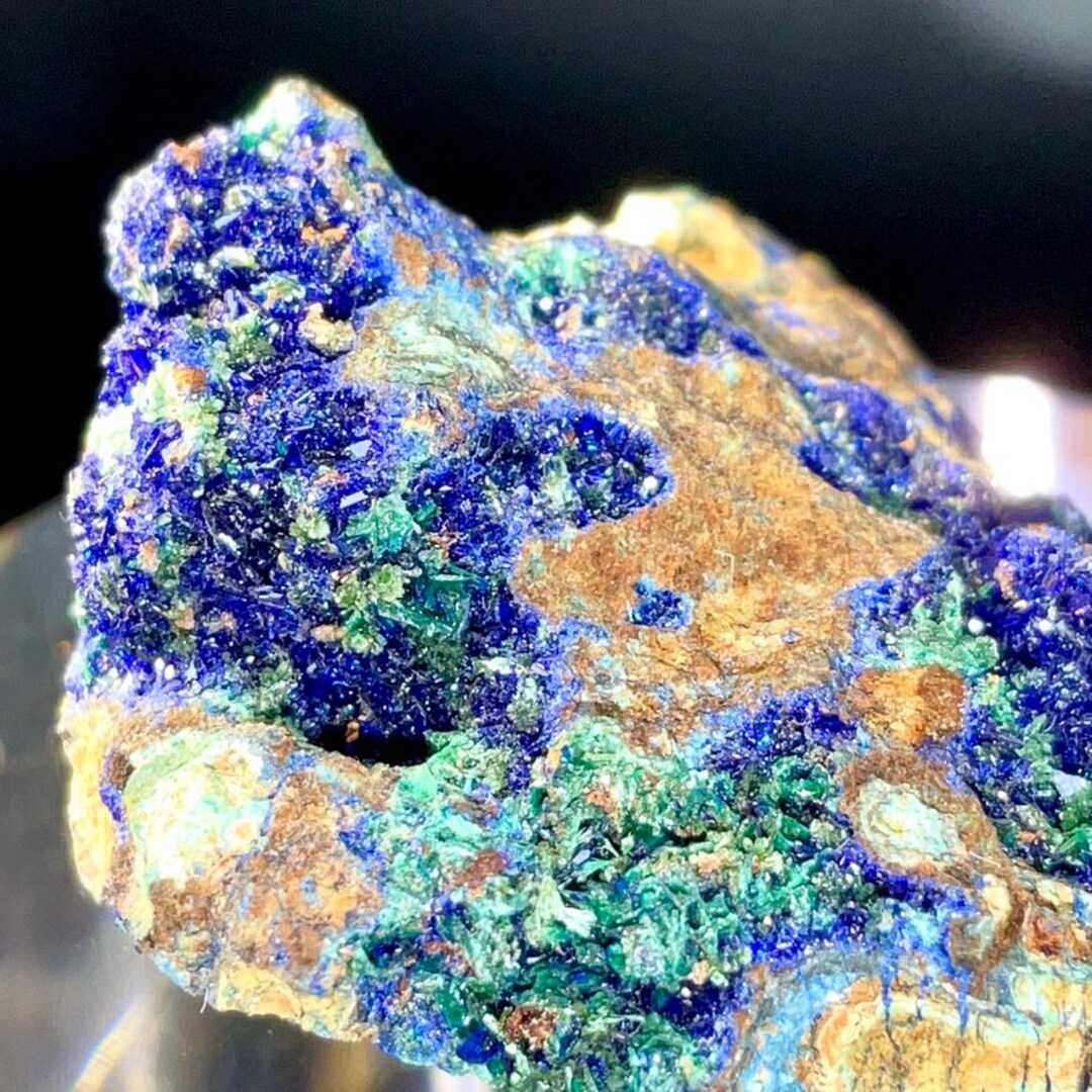 Azurite and Malachite, Morenci Mining District, Greenlee County Arizona ...