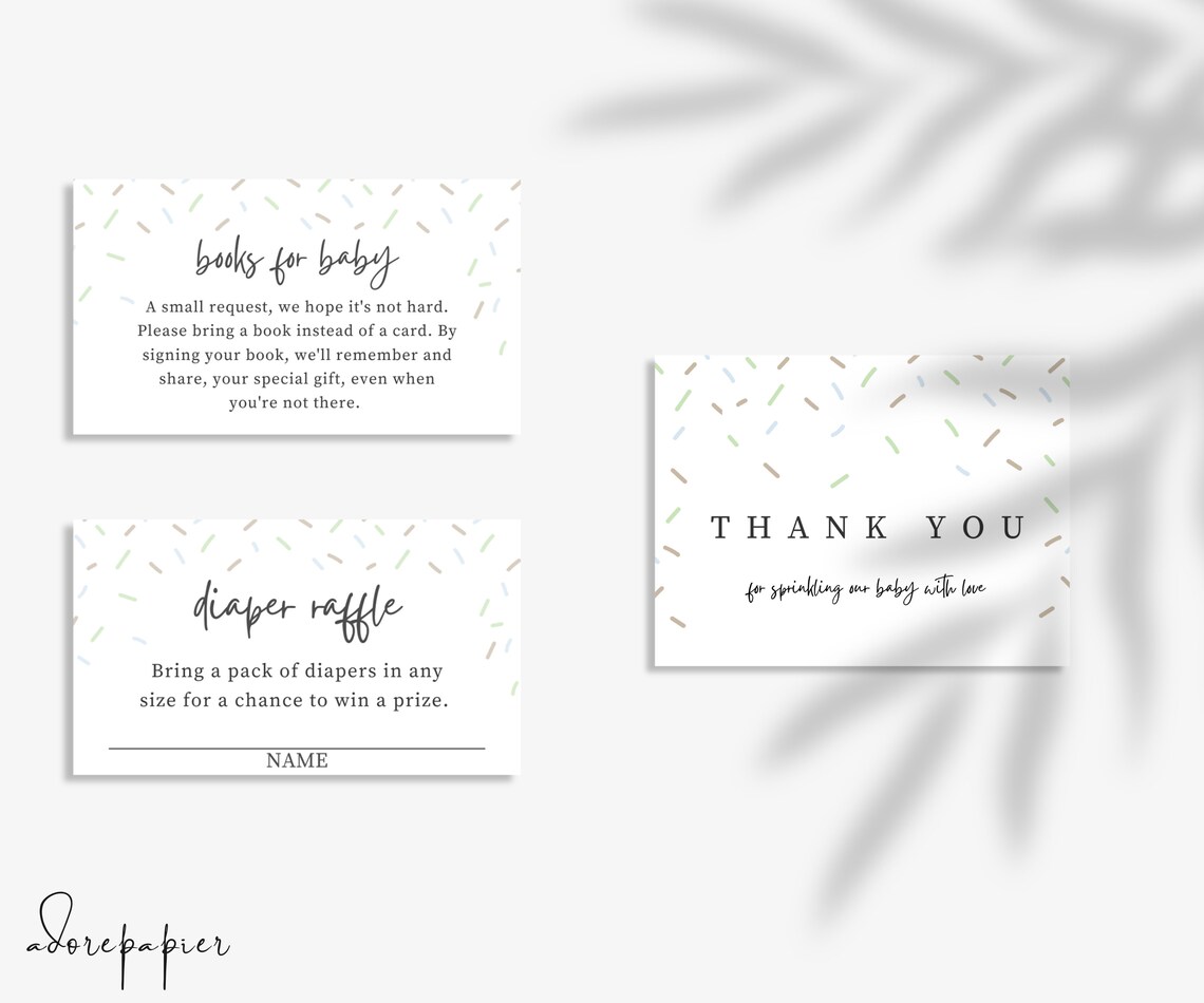 Editable Baby Sprinkle Template Bundle, Baby Sprinkle Invitation, Boy ...