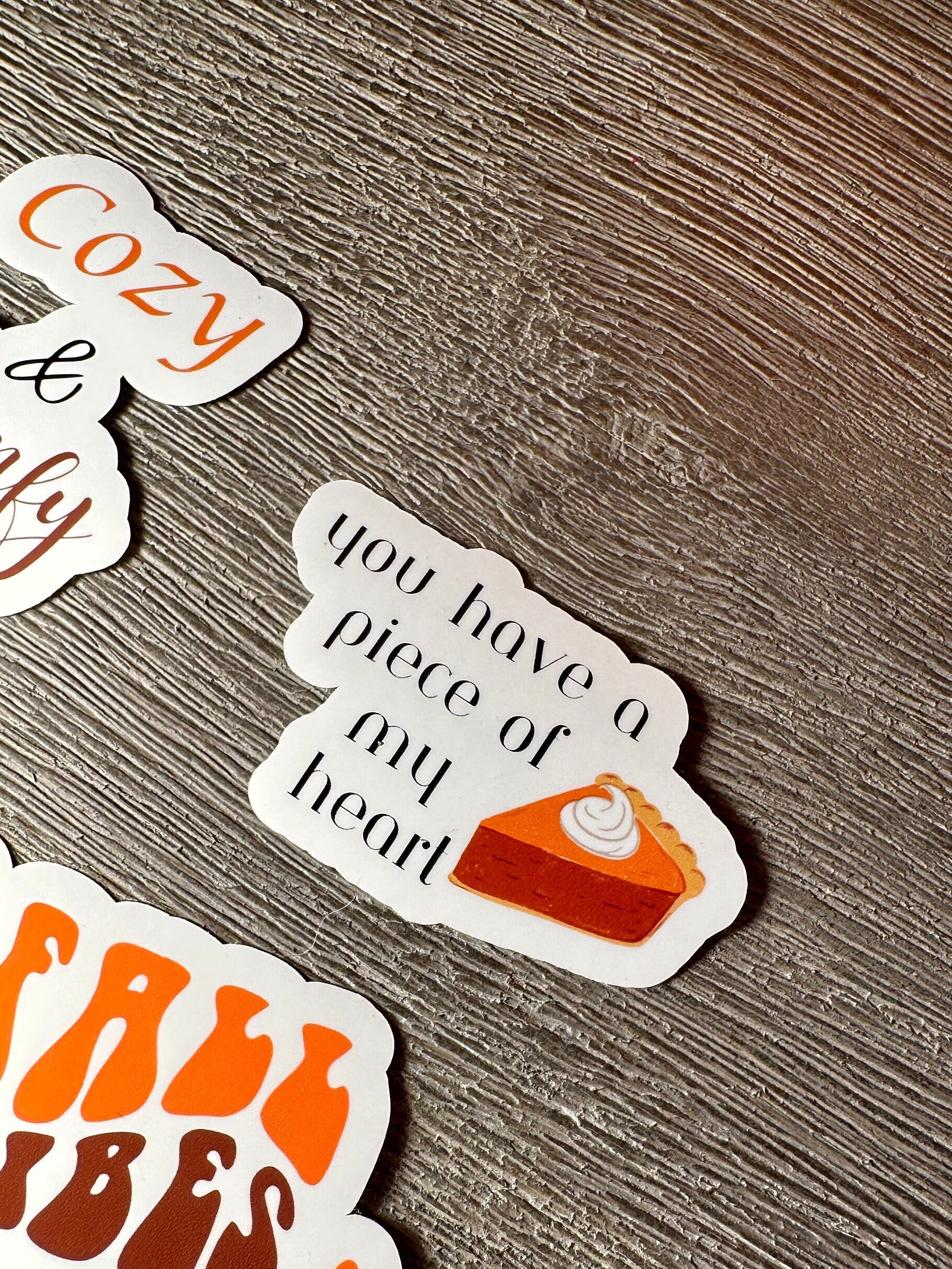 Fall Vibes Stickers - Fall Aesthetic - Trendy - Full Sticker Set ...