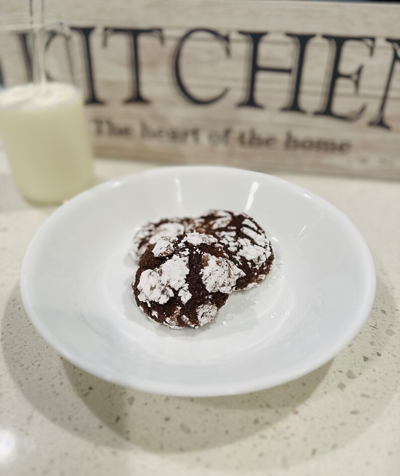 Chocolate Crinkle Cookies - Etsy