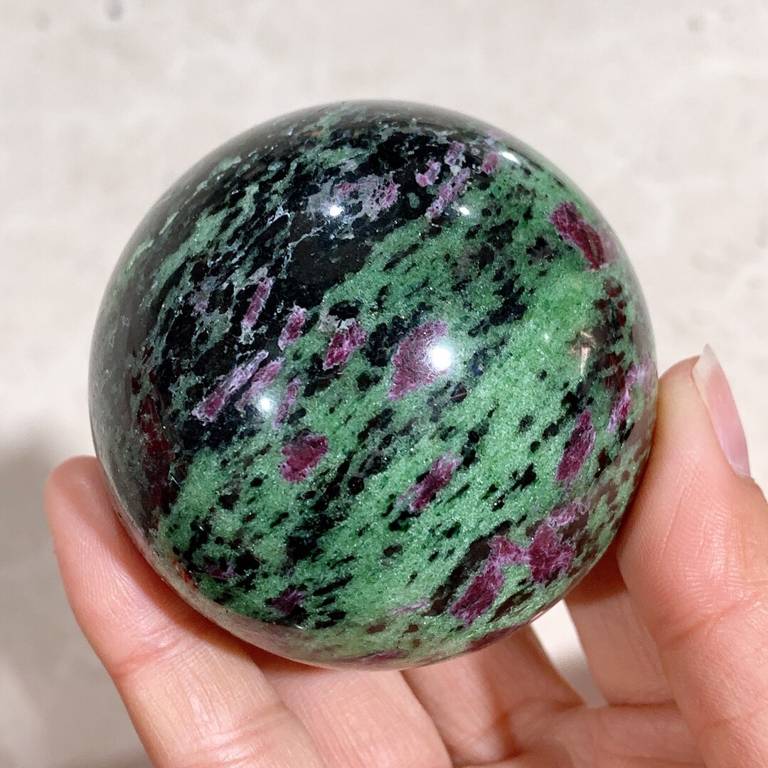 2 Natural Zoisite Sphere,quartz Crystal Sphere,reiki Healing,home Decoration,divination Ball ...