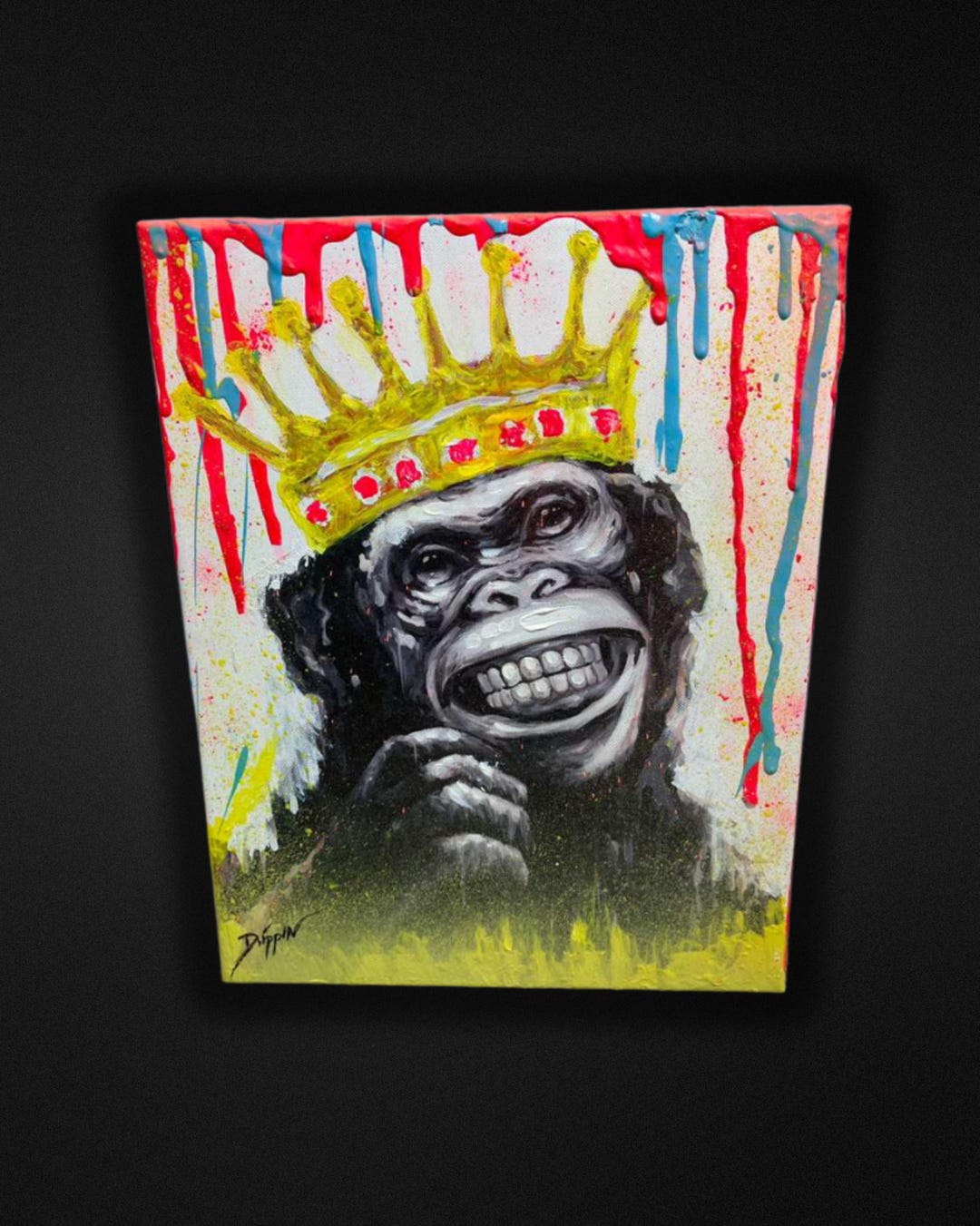 ROYAL DRIP KING – Neon Crown Edition - #monkey #miamistyle # ...