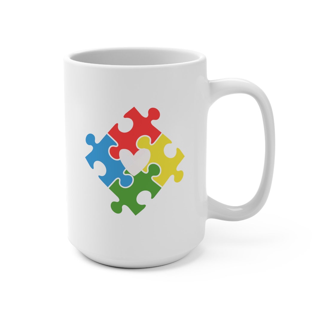 Mug 15oz Autism Awareness Mug, Gift for Mom, Mothers Day Gift, Mom of ...