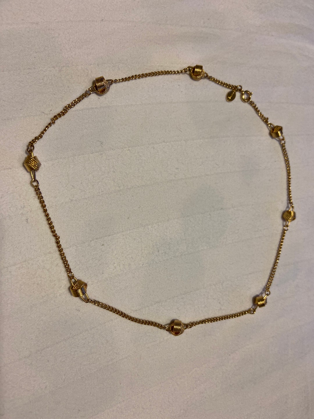 Avon Vintage Delicate Knot Necklace - Etsy