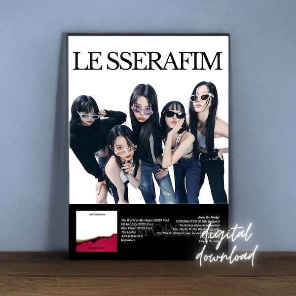 Le Sserafim Poster - Etsy