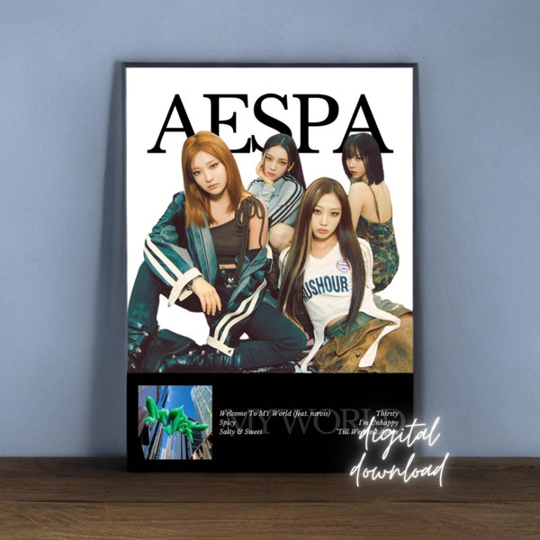 Kpop Posters Aespa - Etsy UK
