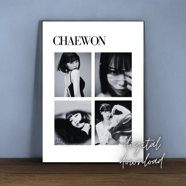 Chaewon Poster - Etsy