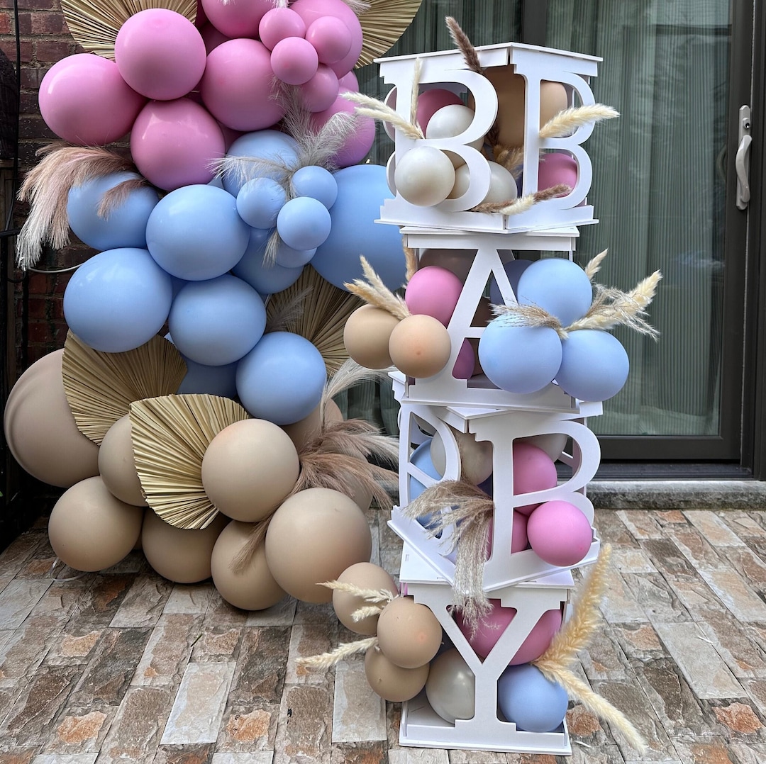 Baby Balloon Boxes 3D - Etsy Canada