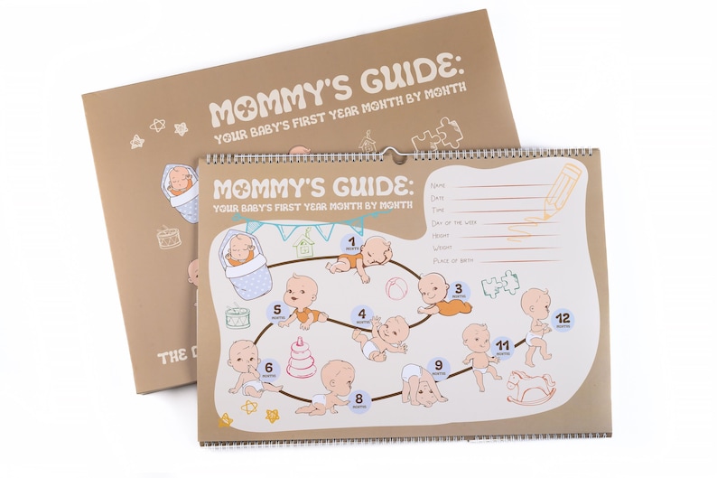Mommy’s Guide Baby’s First Year Wall Calendar – Monthly Baby Milestone ...