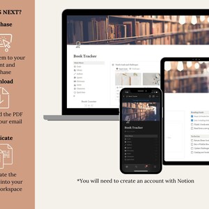 Notion Book Tracker, Reading Challenge Tracker Digital, Book Journal ...