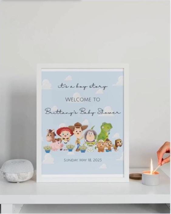Its a Boy Story Welcome Sign; Its a Boy Story Baby Shower; Boy Baby ...