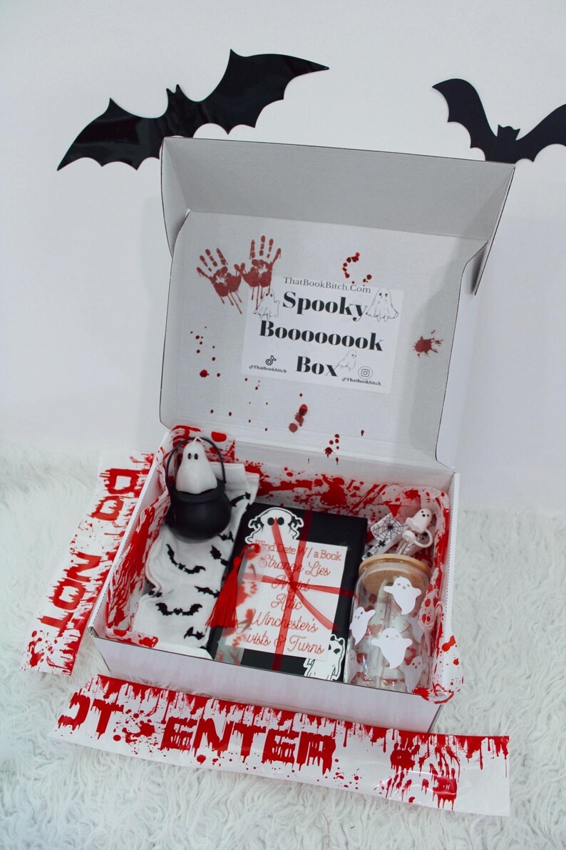 Big Spooky Book Box - Blind Date With a Book Box, Halloween Book Box ...