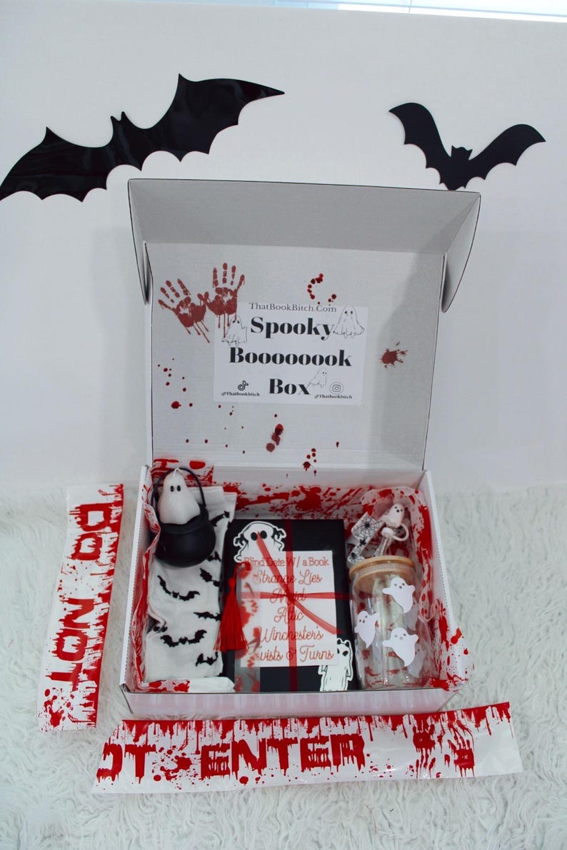 Big Spooky Book Box - Blind Date With a Book Box, Halloween Book Box ...