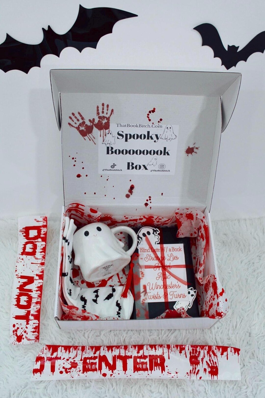 Spooky Book Box W/ Ghost Mug- Blind Date With a Book Box, Halloween ...