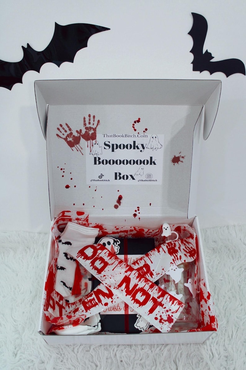 Big Spooky Book Box - Blind Date With a Book Box, Halloween Book Box ...